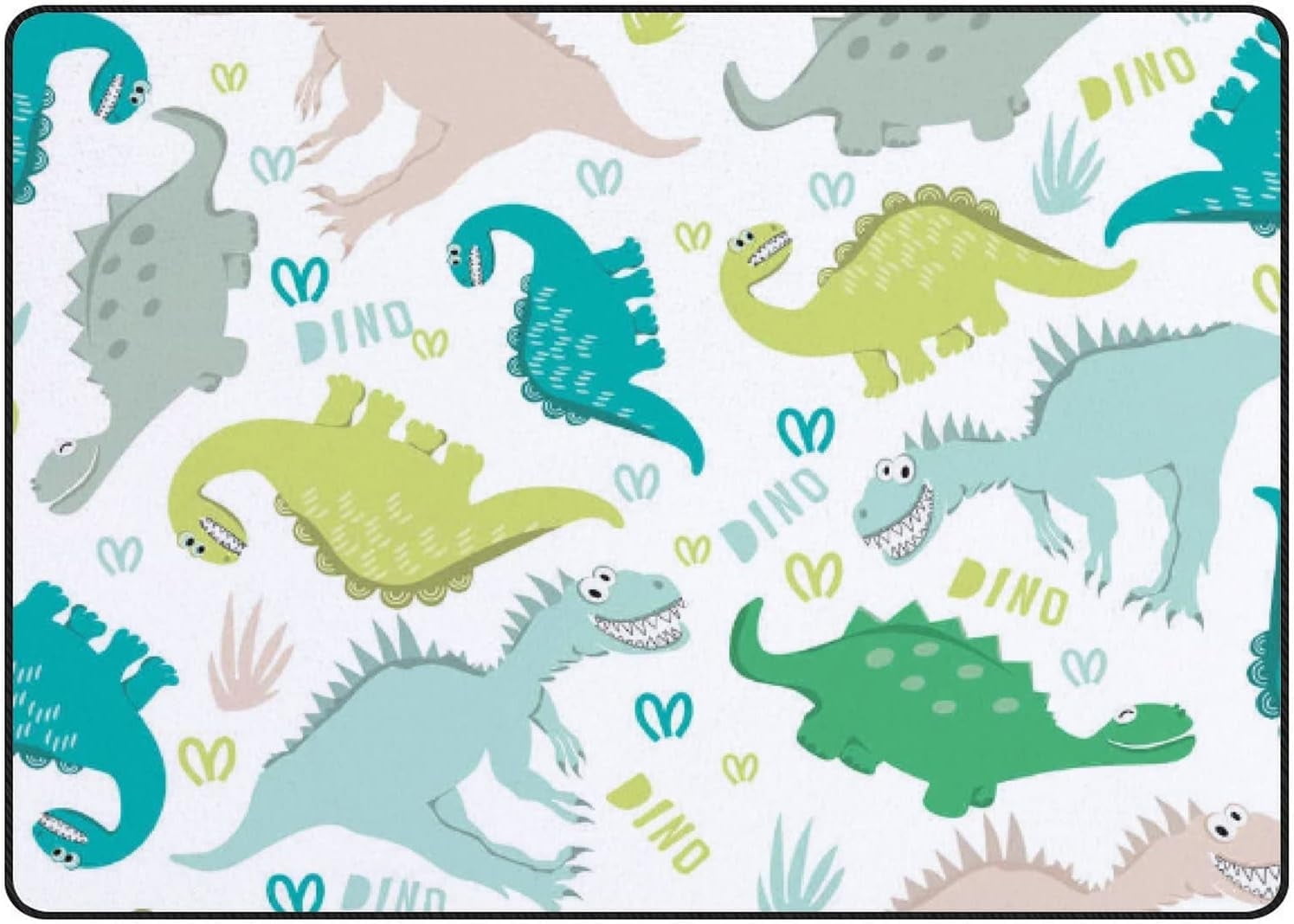 Crawling Indoor Carpet Play Mat Cartoons Dinosaur for Living Room ...