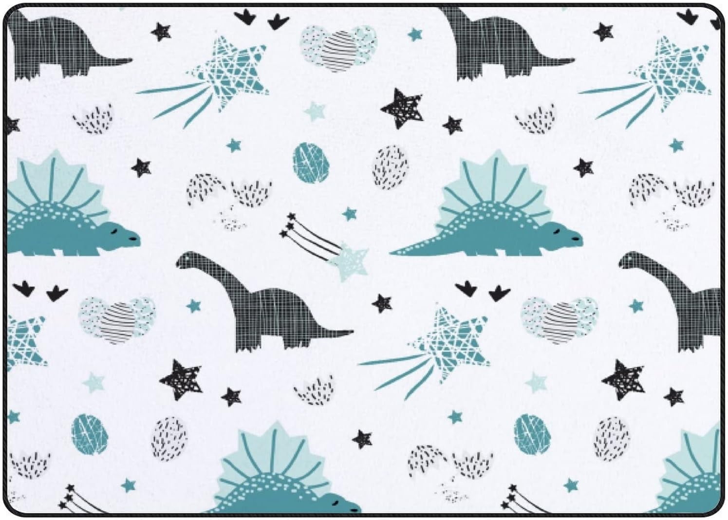 Crawling Indoor Carpet Play Mat Cute Dinosaur Star for Living Room ...