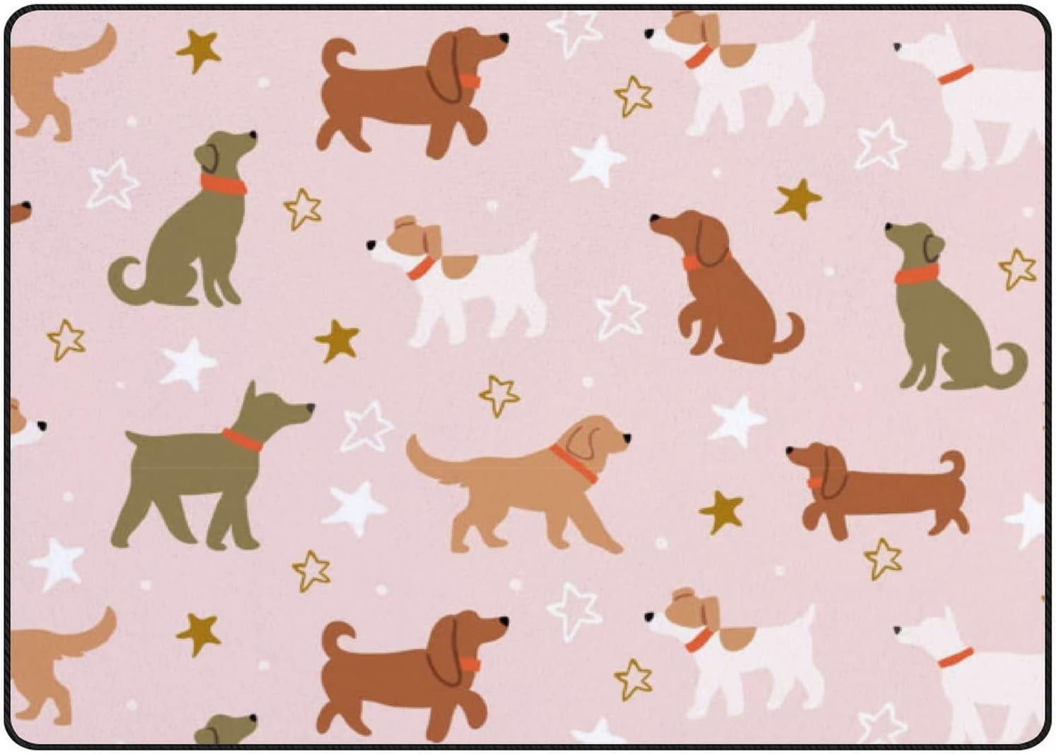 Crawling Indoor Carpet Play Mat Cute Dogs Animals for Living Room ...