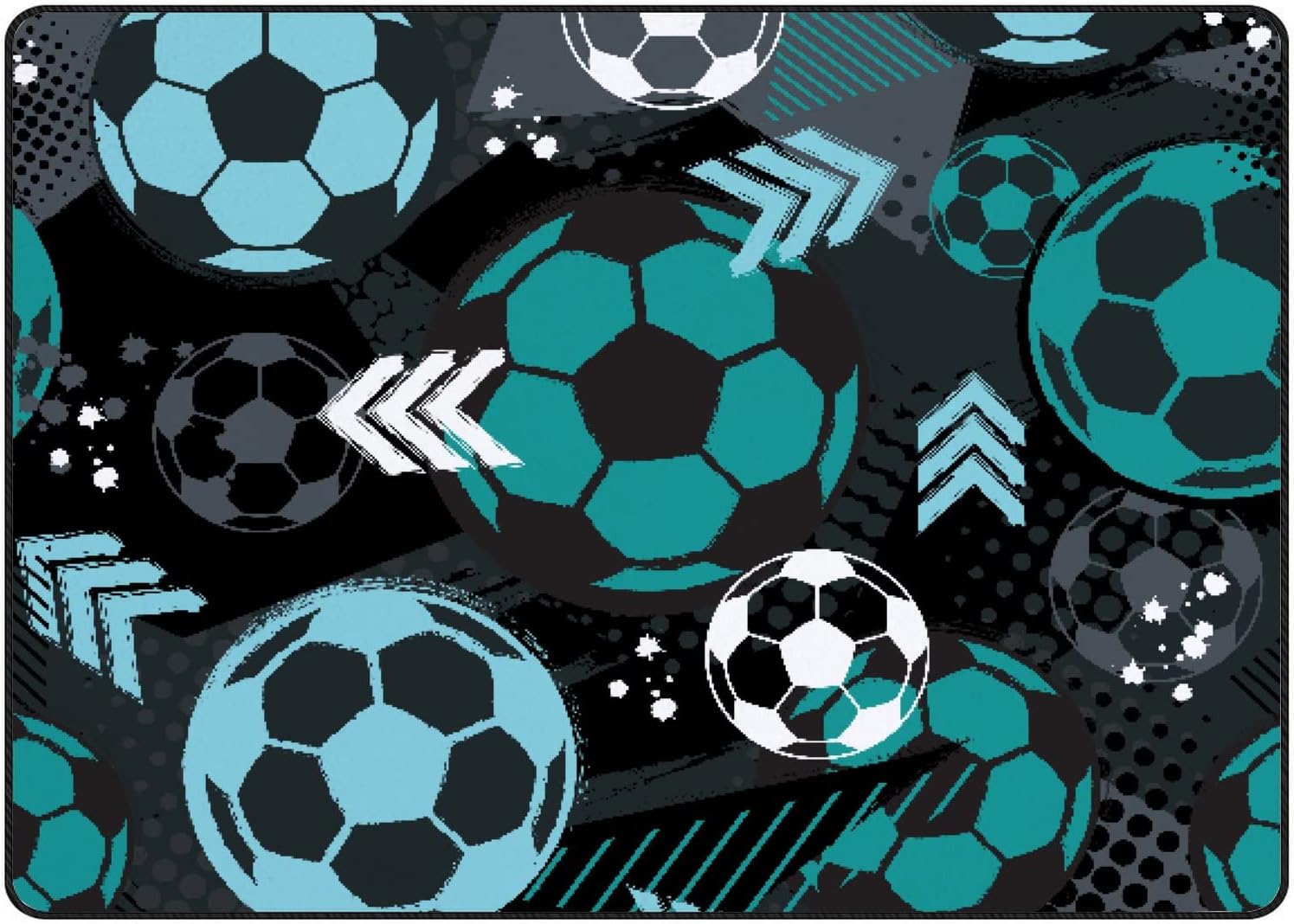Crawling Indoor Carpet Play Mat Football Soccer for Living Room Bedroom ...