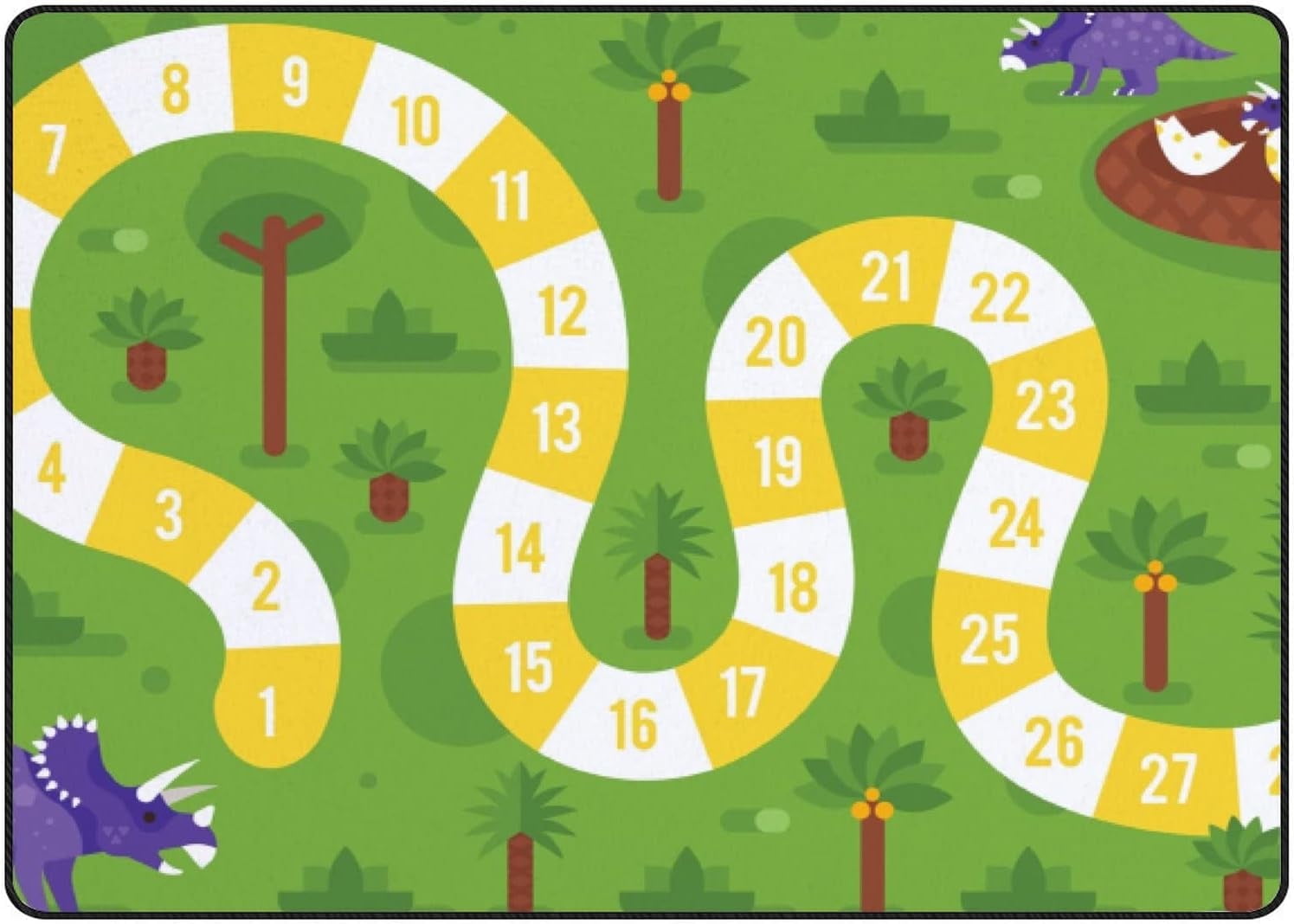 Crawling Indoor Carpet Play Mat Game Dinosaurs for Living Room Bedroom ...