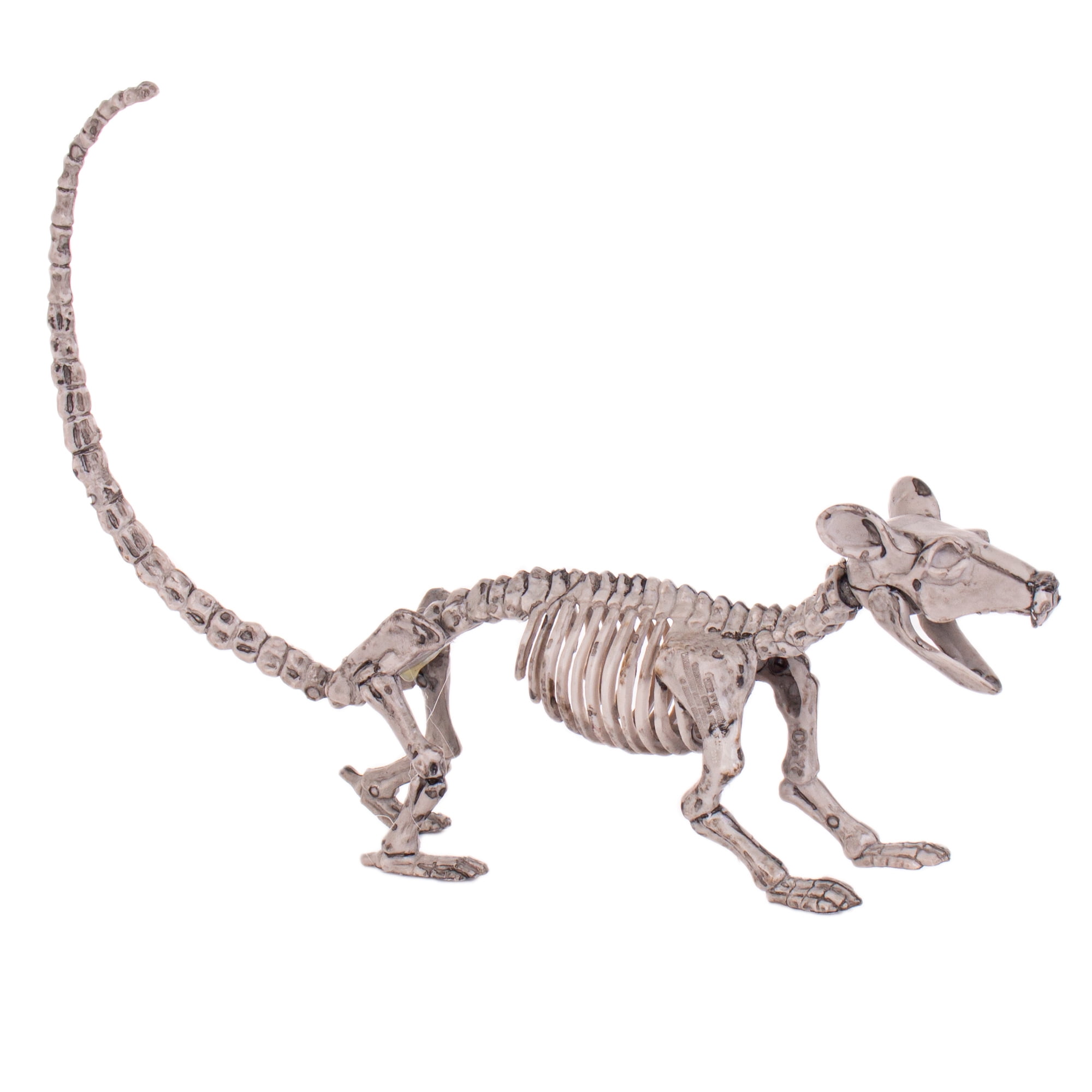 Crawling Rat Skeleton Halloween Decor 13" Plastic Decoration Prop, Off ...