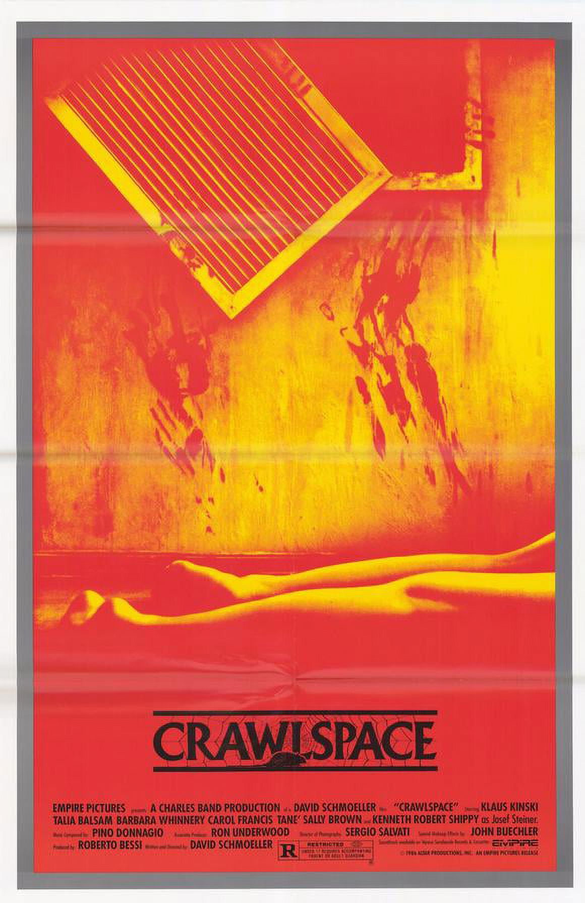 Crawlspace - movie POSTER (Style A) (11" x 17") (1986) - Walmart.com
