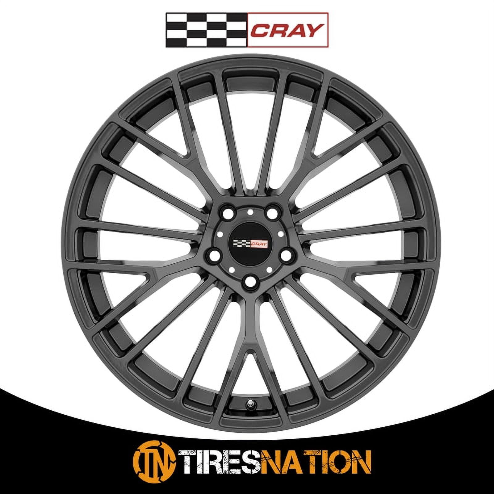 Cray Astoria 18X9 5X120.65 50Et 70.3Cb High Gloss Gunmetal Wheel - Walmart.com