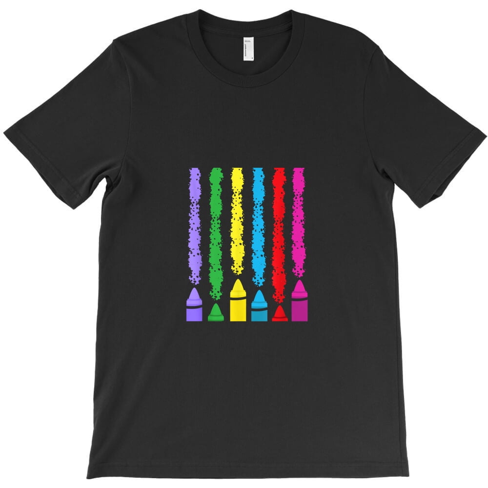 Cray Colors Child Art Colorful Crayon Themed Funny and Cute and School ...