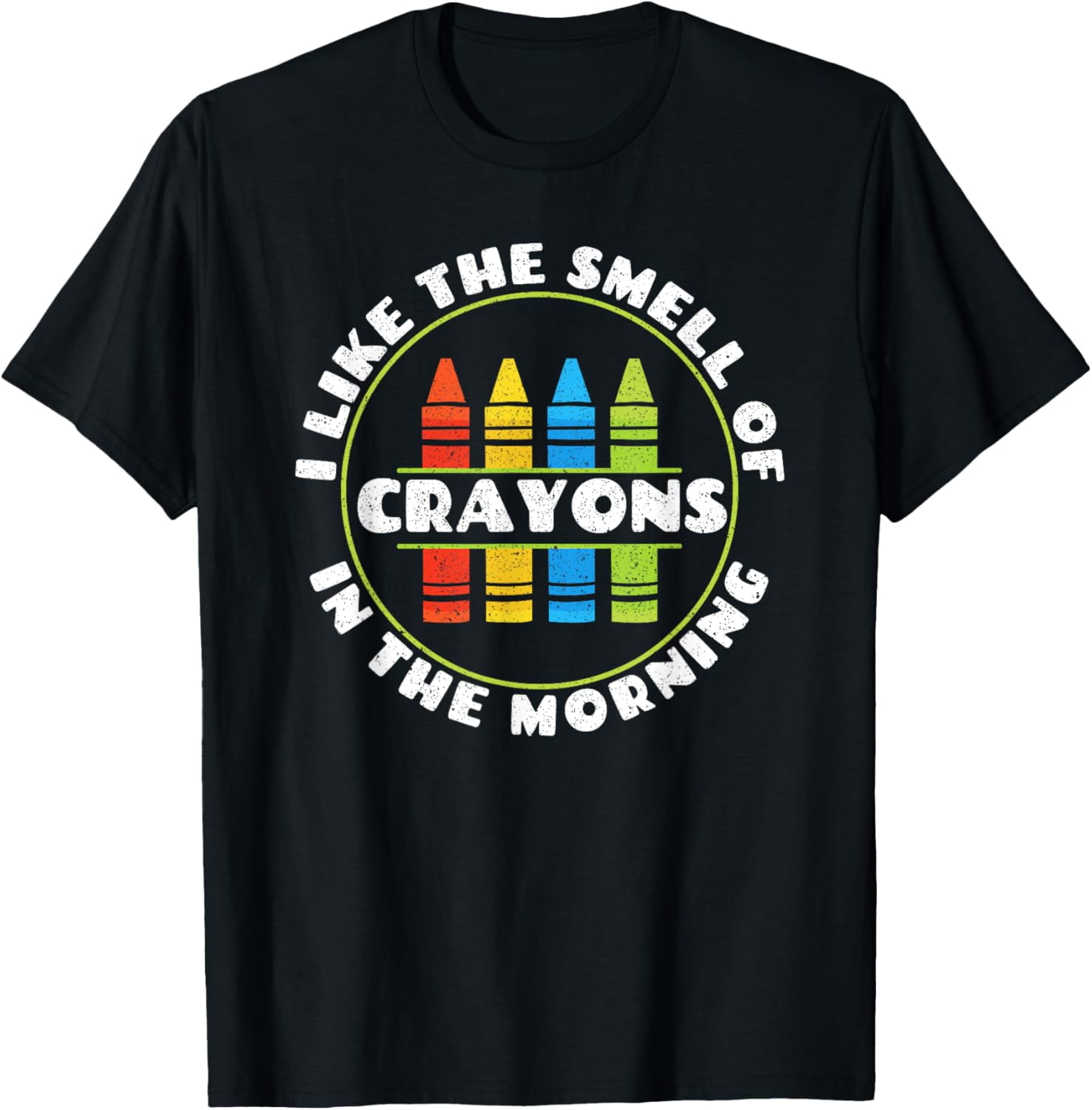 Cray Colors Child Art - Funny Crayon T-Shirt - Walmart.com