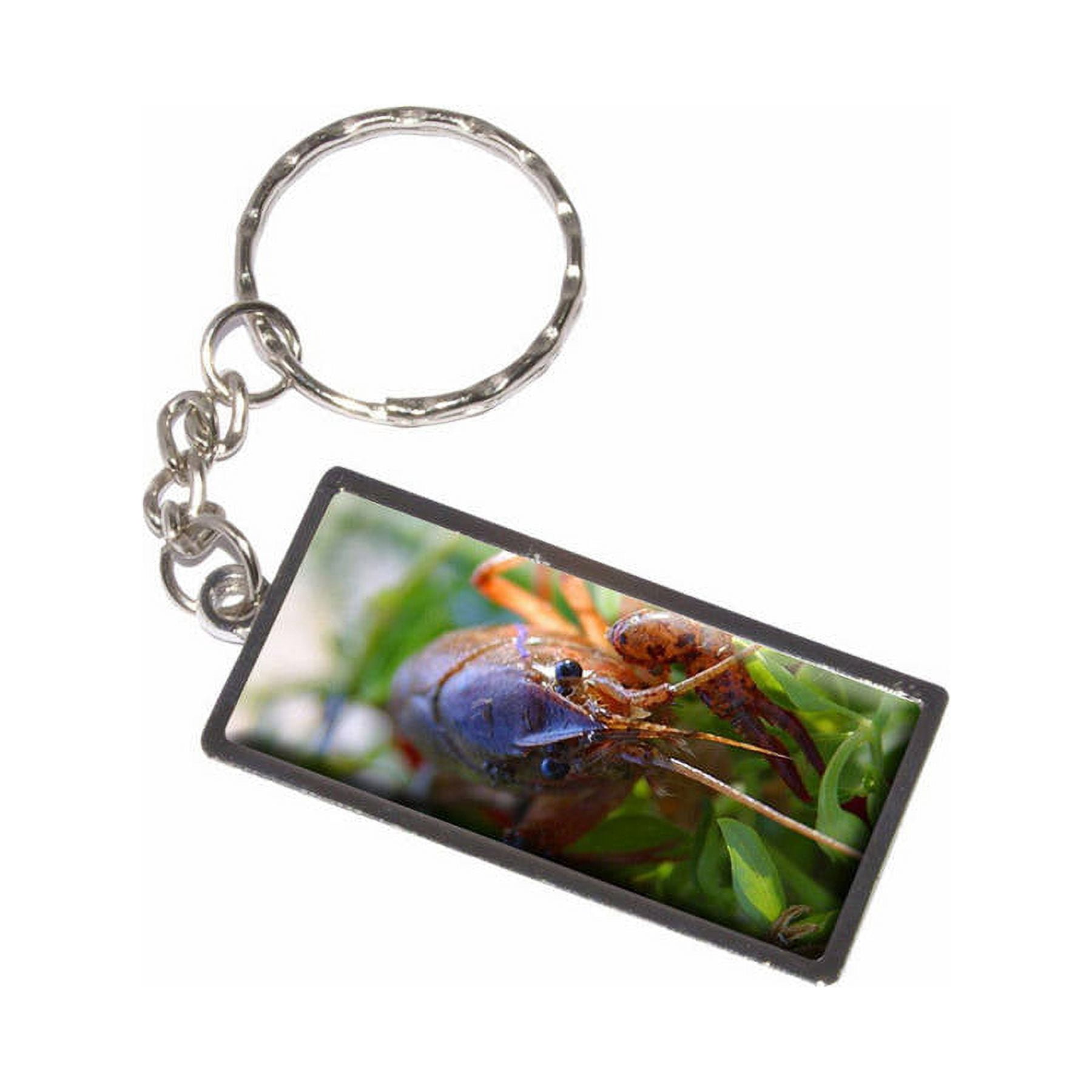 Crayfish Crawfish Crawdad Freshwater Crustacean Keychain Key Chain Ring ...