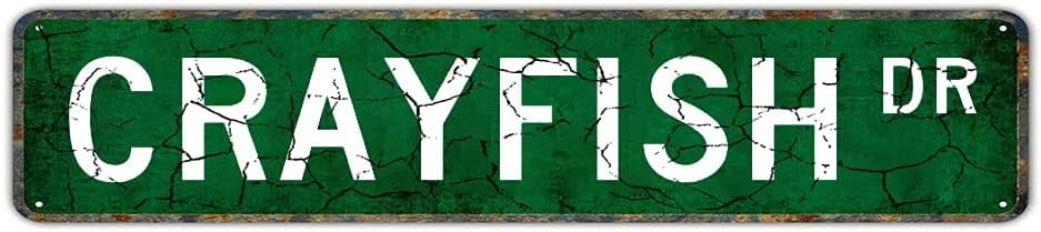 Crayfish, Crayfish Gift, Crayfish Tin Sign Crayfish Decor, Crayfish ...