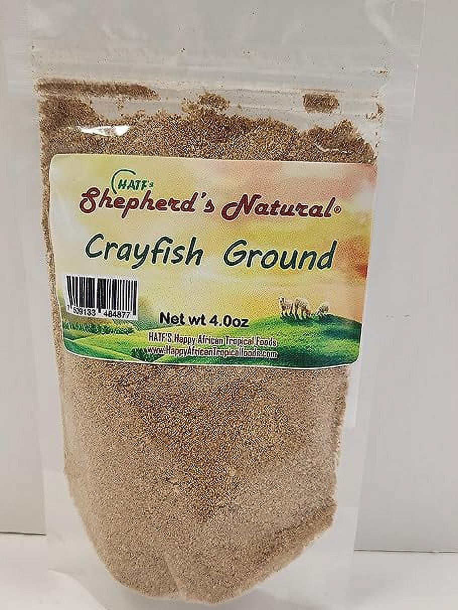 Crayfish Dried, Ground Seasoning 4 oz. Bag by HATF's Shepherd's Natural ...
