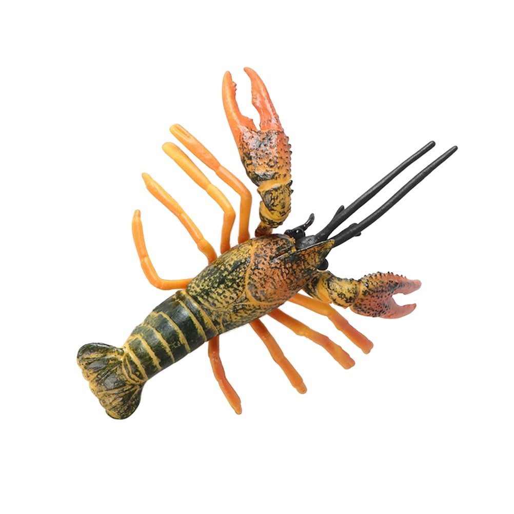 Crayfish Plastic Toys Lobster Sea Animals Model Seaside - Walmart.com