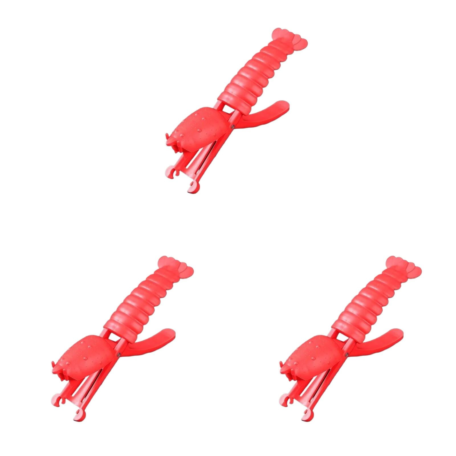 Crayfish Stripping Artifact Red,Kitchen Clip，Red*3，Plastic - Walmart.com