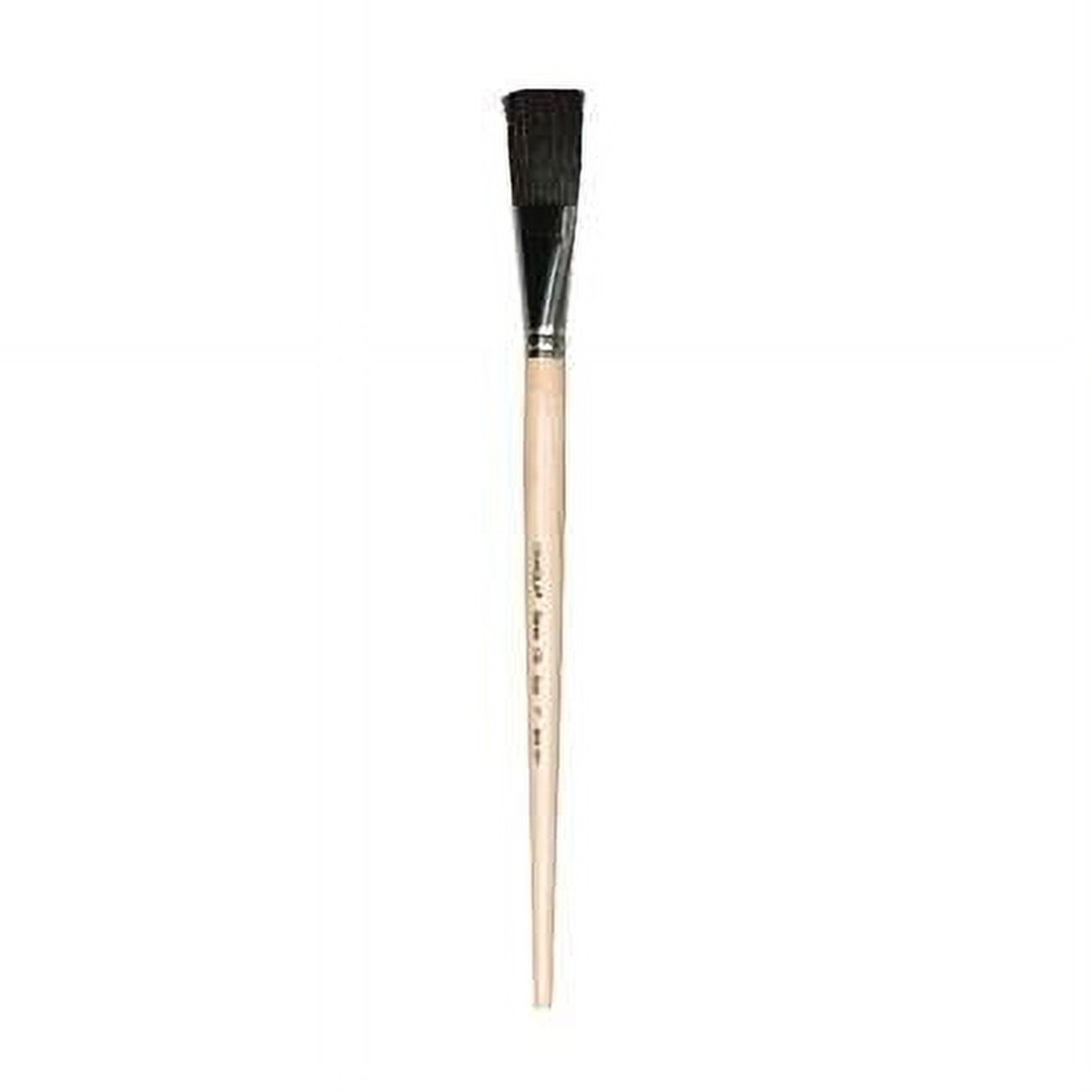 Crayola 1 in. Width Flat Bristle Easel Brush, Black - Pack of 144 ...