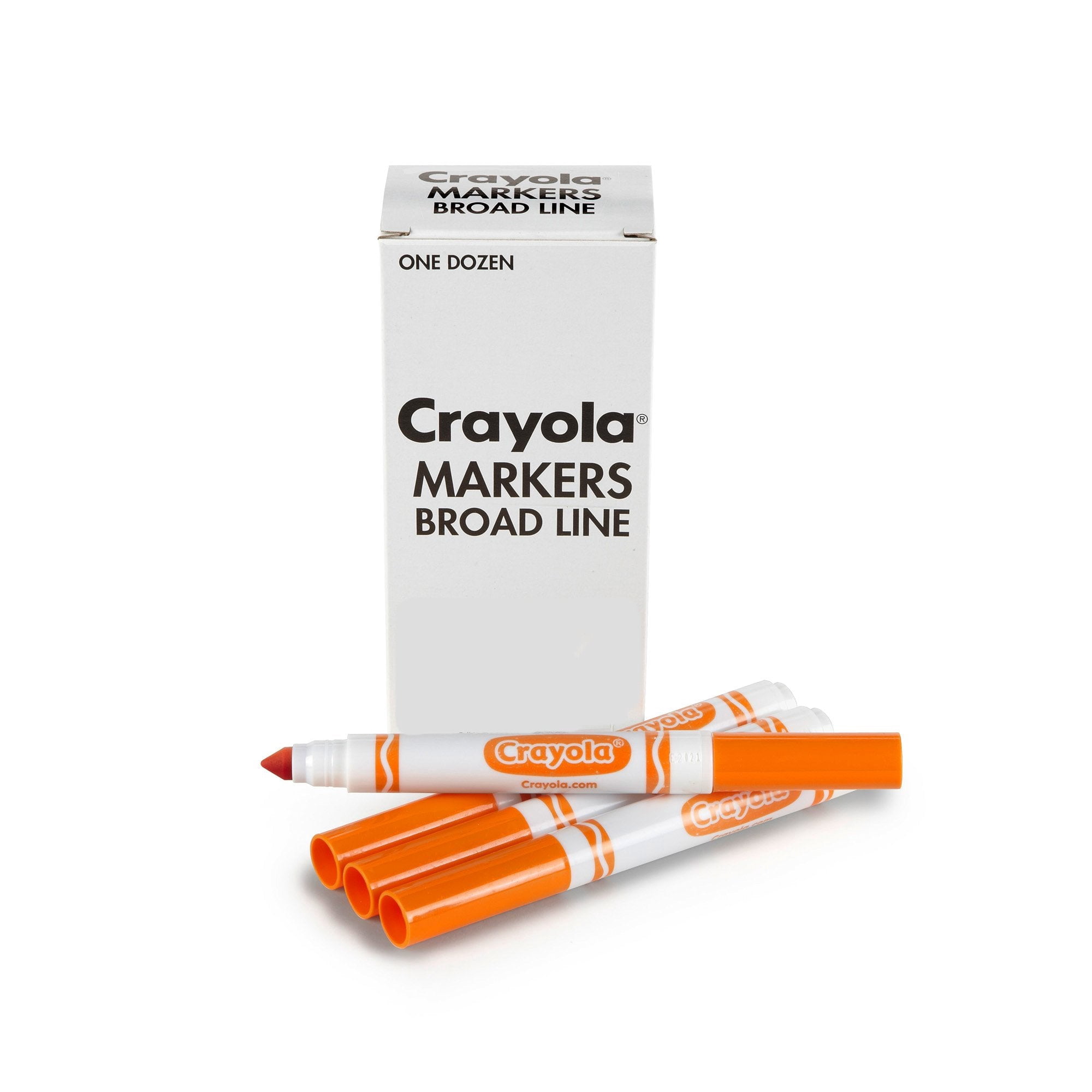 Crayola - 12 Count Bulk Broad Line Markers - Walmart.com