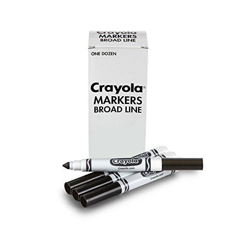 Crayola - 12 Count Bulk Broad Line Markers - Walmart.com