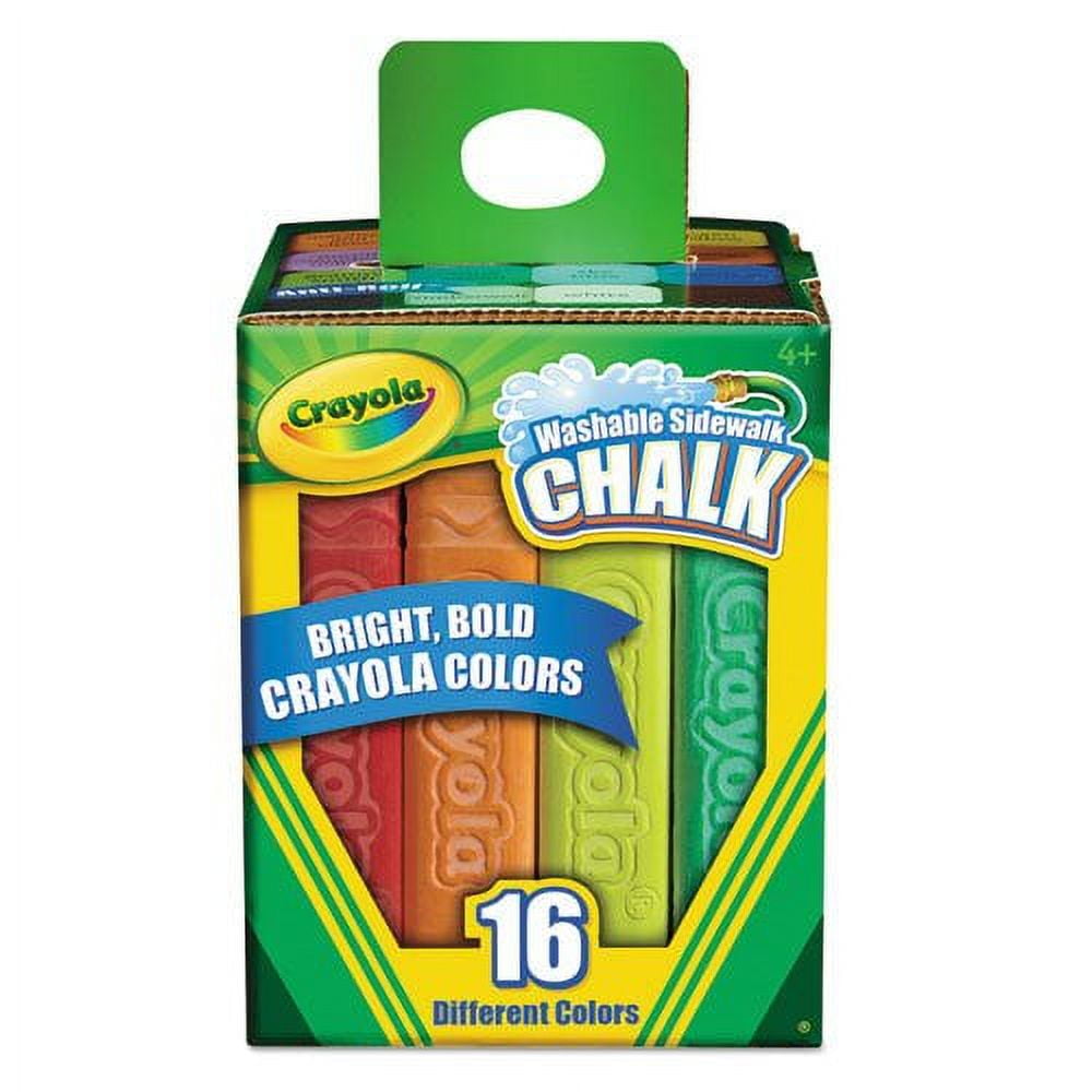 Crayola 16 Count Sidewalk Chalk (Pack Of 8) - Walmart.com