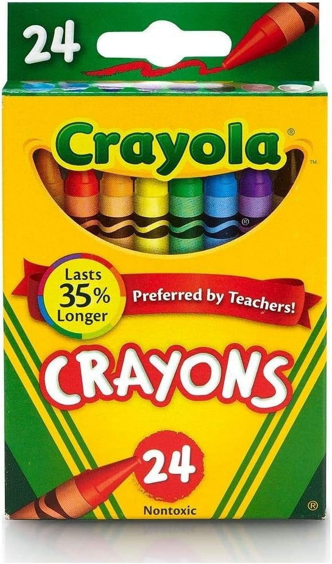 Crayola 48 Crayons Set, Non-Toxic, School Coloring Supplies (2 Packs of ...