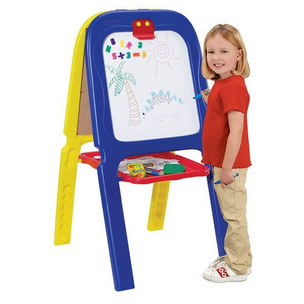 Crayola 3-in-1 Magnetic Double Easel with Letters and Numbers - Walmart.com