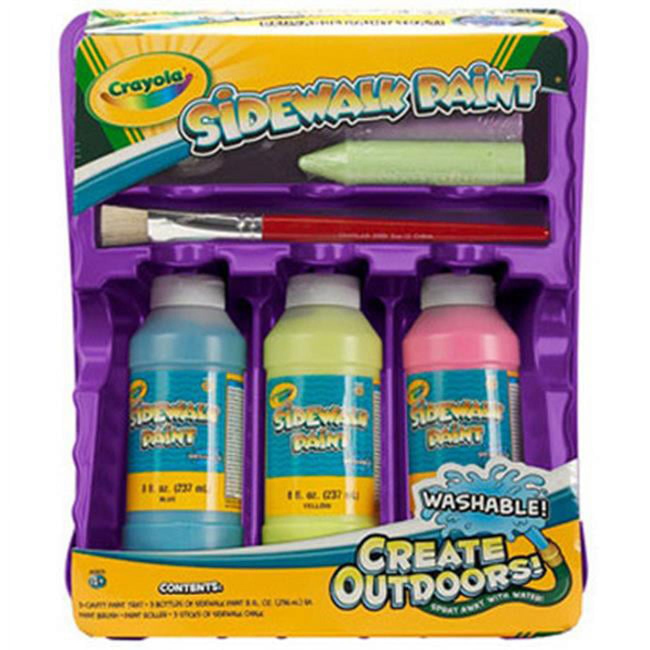 Crayola 3510C Sidewalk Paint Tray - Walmart.com
