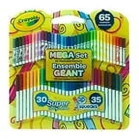 Crayola 65 count. Mega Set 65 Washable Markers - Walmart.com