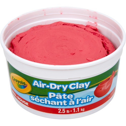 Crayola Air-Dry Clay - Art, Classroom, Art Room - 1 Each - Red | Bundle ...