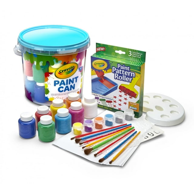Crayola All-In-One Creative Paint Can, Blue Great Gift For Kids ...