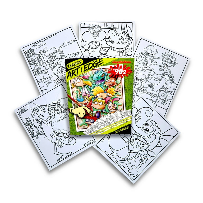 90s nickelodeon cartoons coloring pages