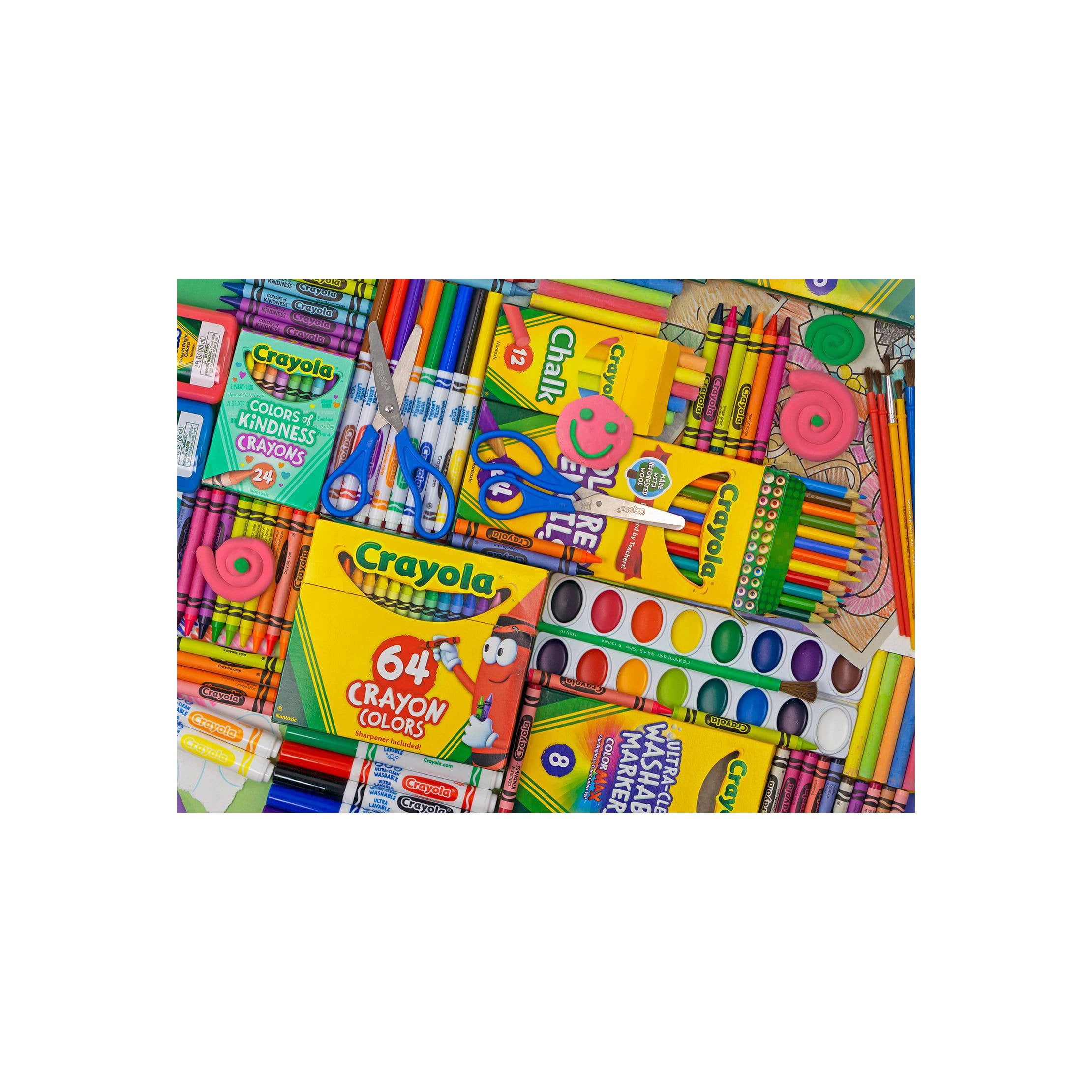 Crayola Artist's Table Jigsaw Puzzle - 1000pc - Walmart.com