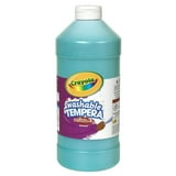 Crayola Artista II Washable Tempera Paint, Turquoise, Quart - Walmart.com