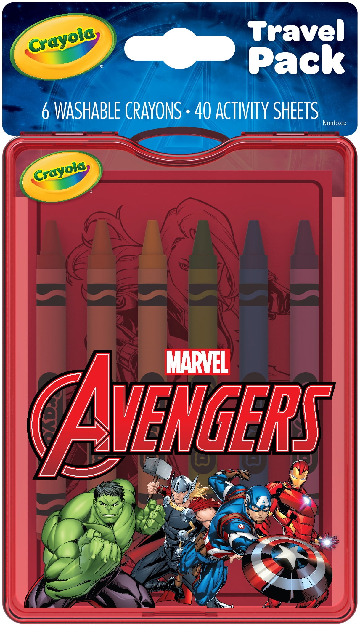 Crayola Avengers Travel Pack, - Walmart.com