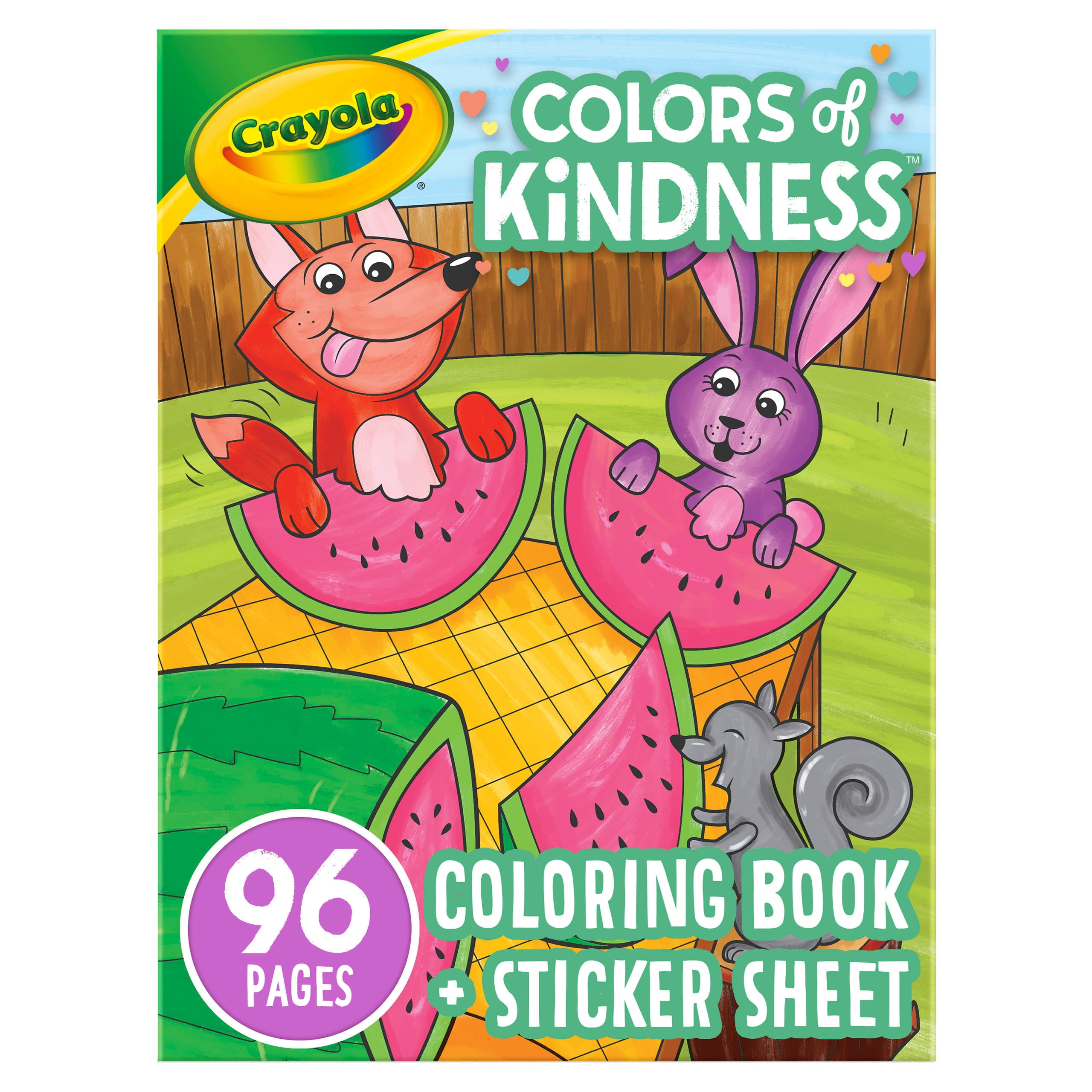 Crayola Colors of Kindness Coloring Book, 96 Pages, Kids Art Crayons ...