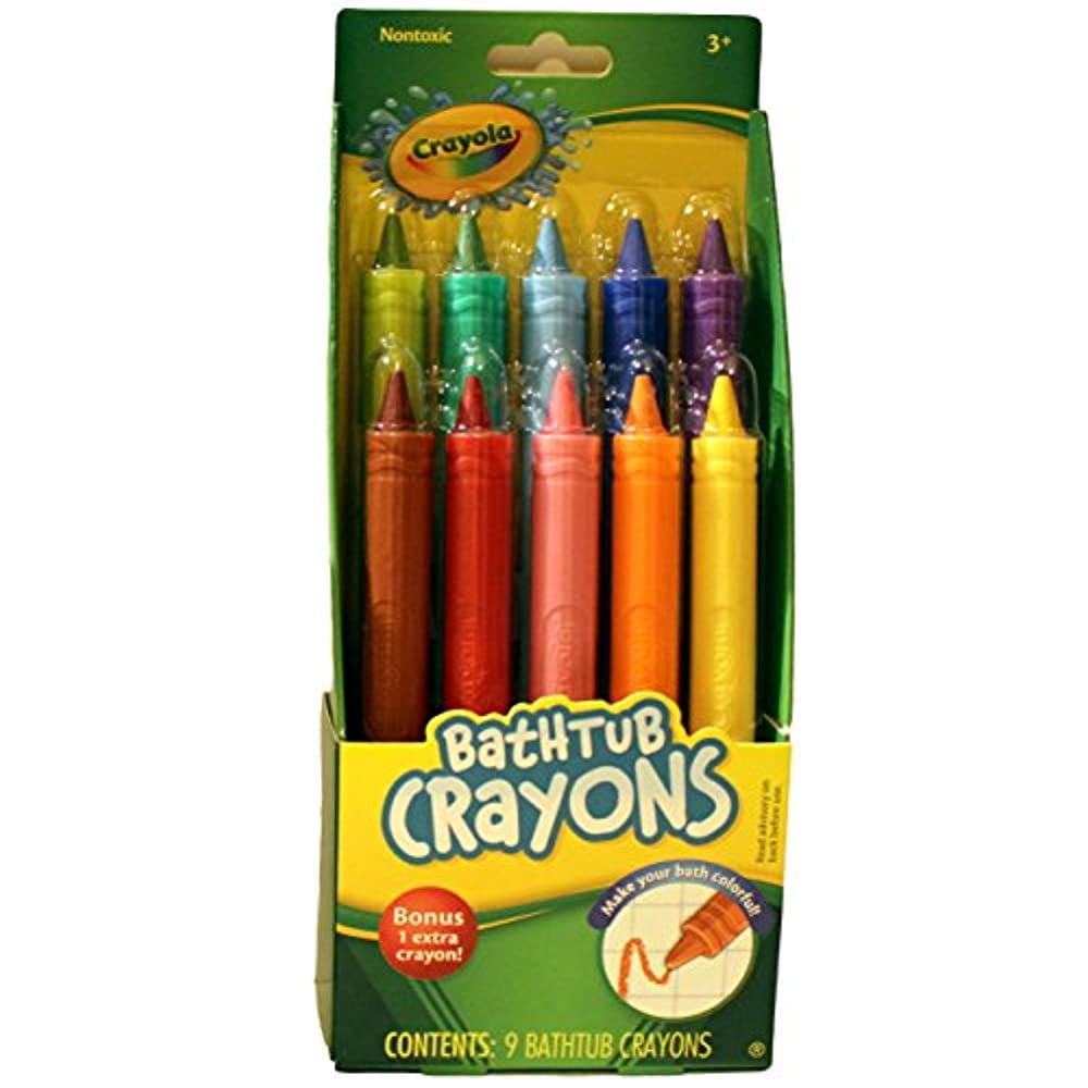 Crayola Kids Bath Time Fun Bundle: Tub Toys Including Bathtub Markers ...