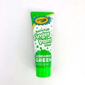 Crayola Bathtub Finger Paint Soap Tube Single (Screamin' Green) 3 oz ...