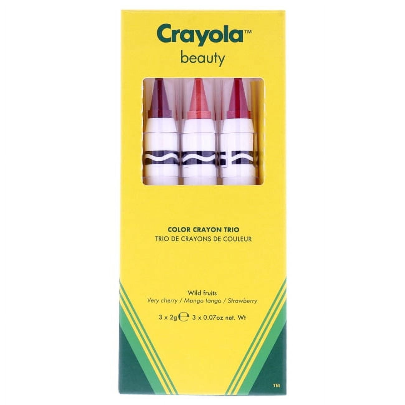 Crayola Beauty - Lip & Cheek Crayon Trio - 2 in 1, Use as Lipstick or ...