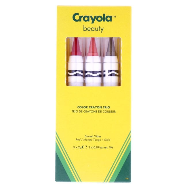 Crayola Beauty - Lip & Cheek Crayon Trio - 2 in 1, Use as Lipstick or ...