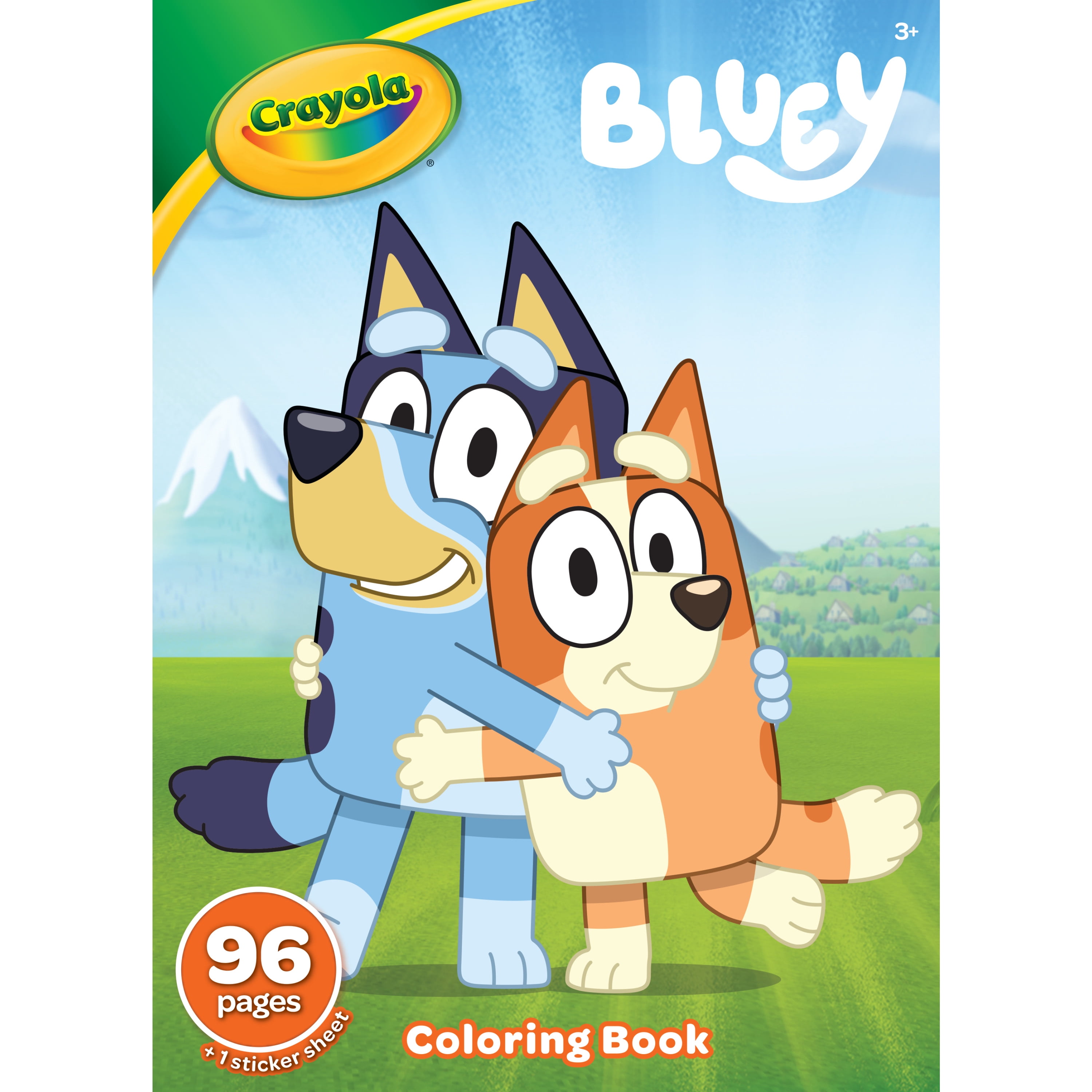 Crayola Bluey Coloring Book, Bluey Stickers Included, Gift for Girls ...