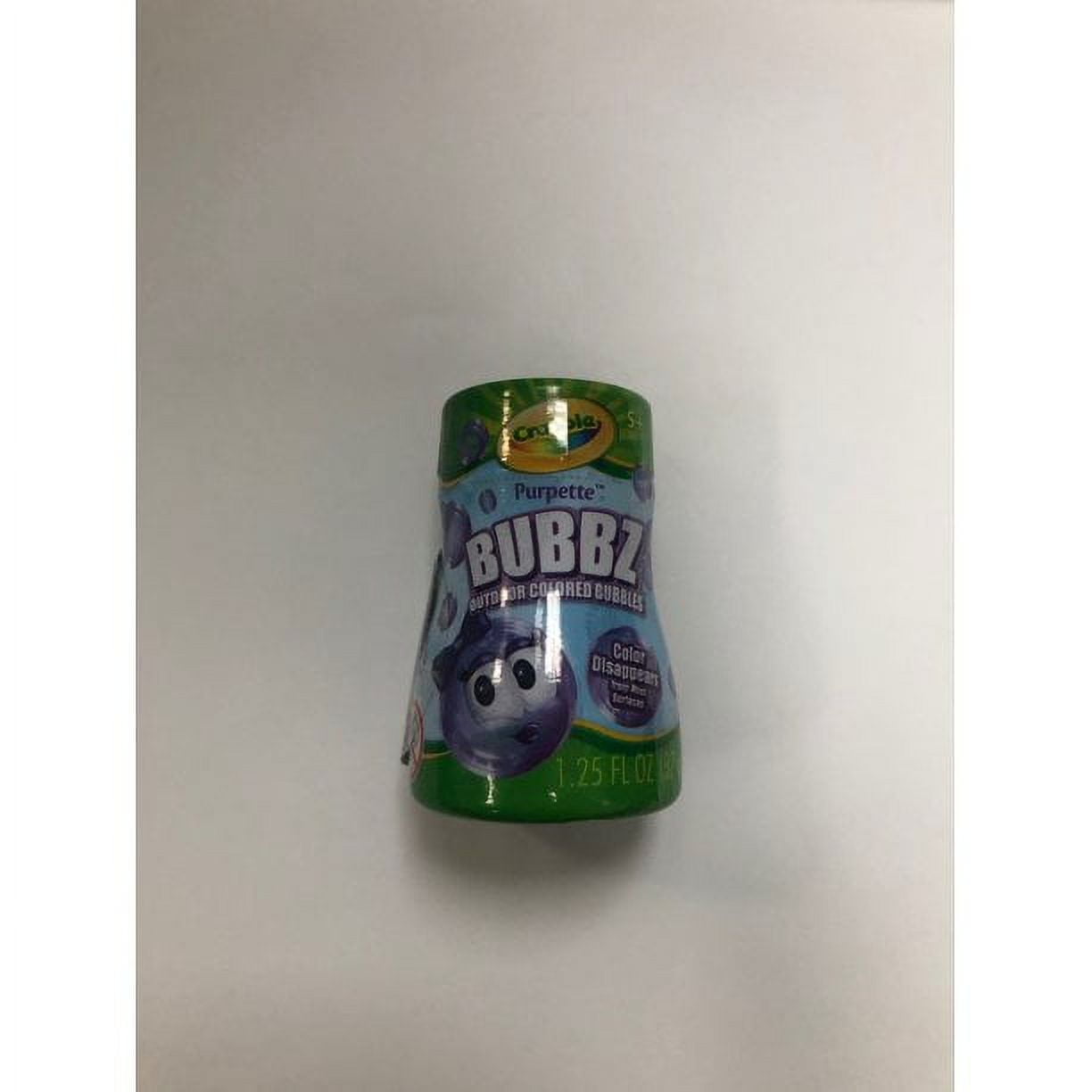 Crayola Bubbz Colored Bubbles, Purpette 1.25oz - Walmart.com
