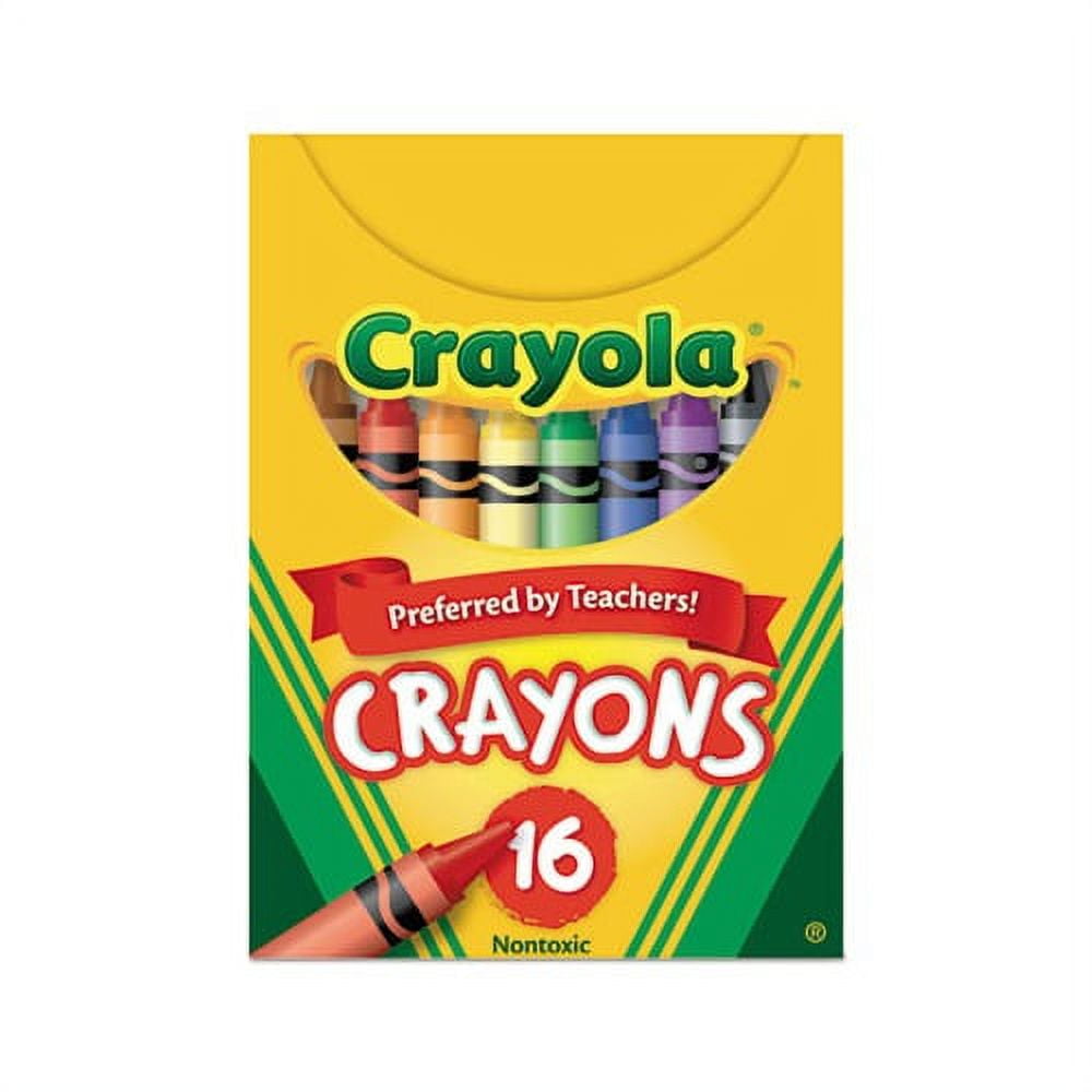 Crayola, CYO520016, Tuck Box 16 Crayons, Assorted - Walmart Business ...