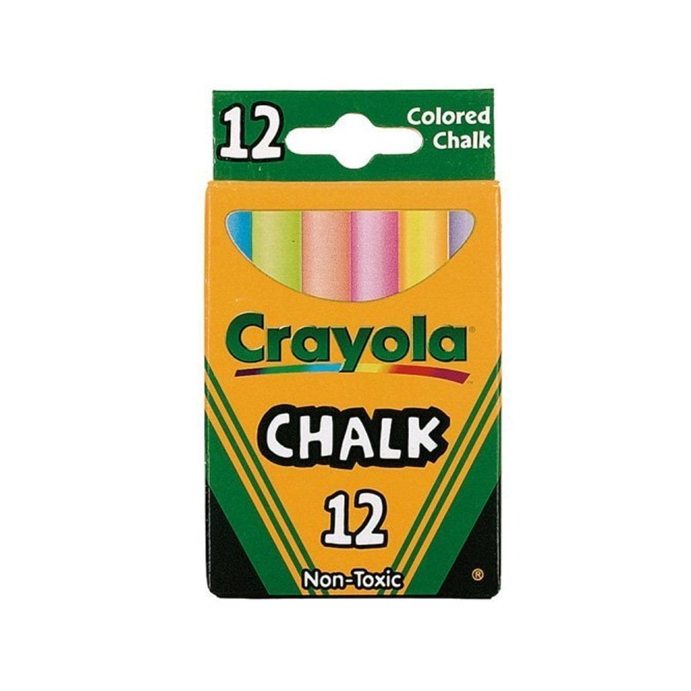Crayola Chalk - Assorted Colors - 12 Count Pack - Walmart.com