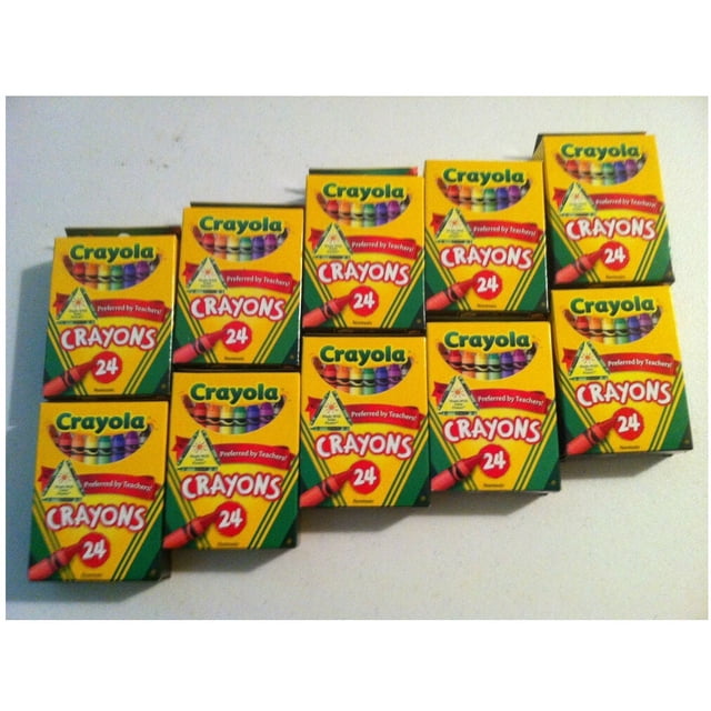 Crayola Classic Color Pack Crayons, 24 Count, (Pack of 10) - Walmart ...