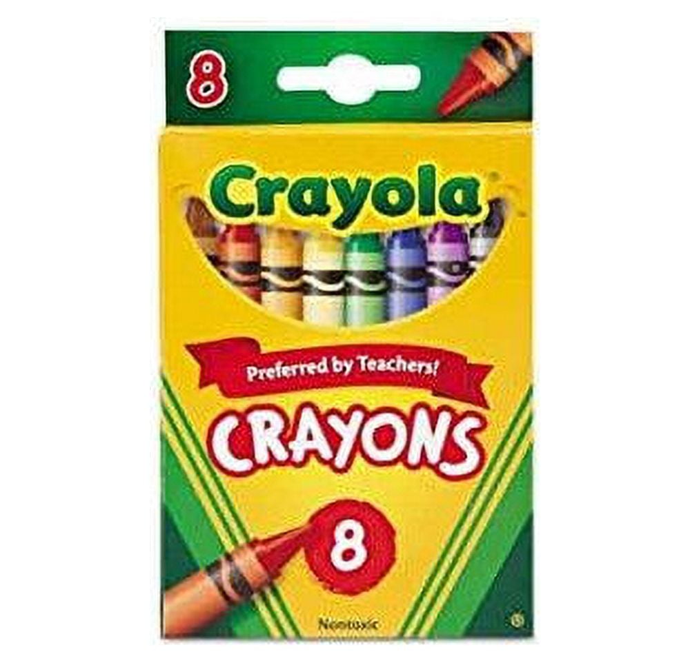 Crayola Classic Crayons Pack of 12, 96 Total, Vibrant Colors for Art ...