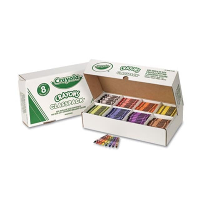 Crayola. Classpack Regular Crayons 8 Colors 800/BX - Walmart Business ...