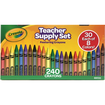 Crayola Classic Crayons, Back to School Supplies for Kids, 8 Ct, Art ...