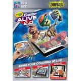 Crayola Color Alive 20 Interactive Coloring, Zombies Characters, 16 ...