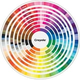 Crayola Color Wheel 6'7" Round Multicolor Area Rug by Well Woven ...