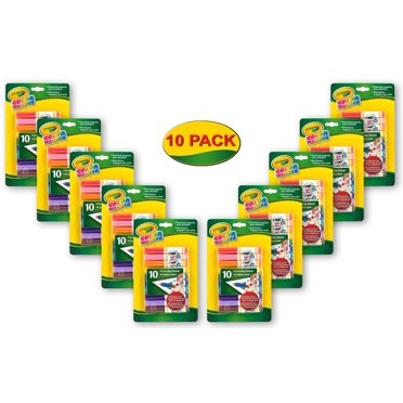 Crayola Color Wonder, Colored Mini Markers, 10 Count, Assorted Pastel ...