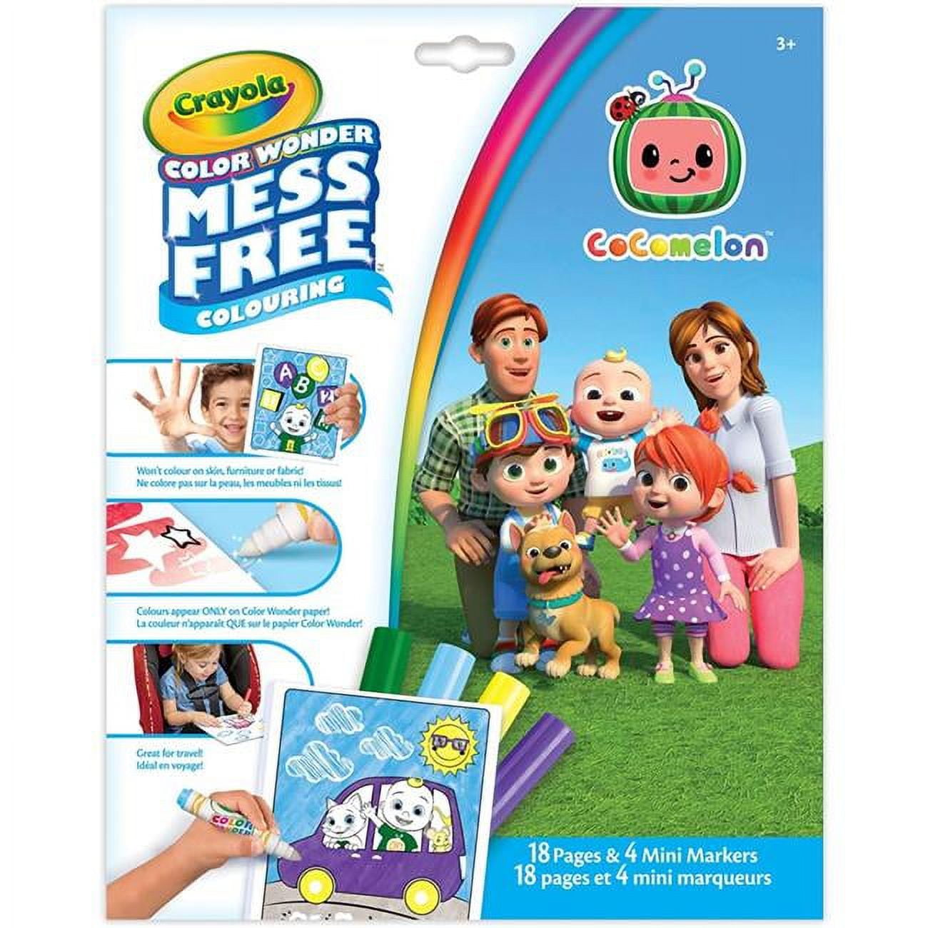 Crayola Color Wonder Cocomelon Art Set, 18 Pieces - Walmart.com