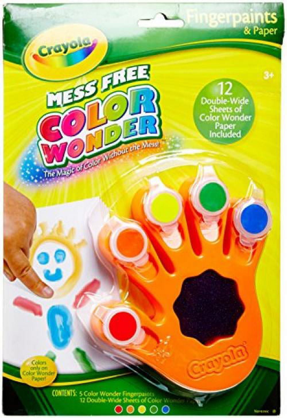 Crayola Color Wonder Fingerpaint (Colors May Vary) - Walmart.com