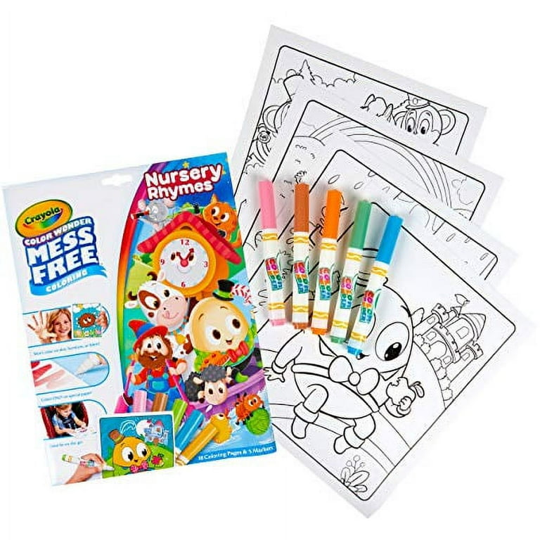 crayola color wonder mess free coloring book power rangers