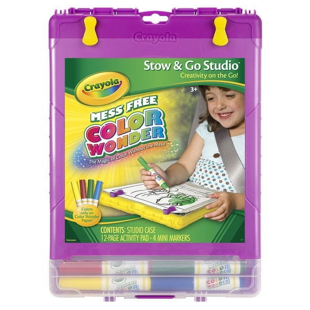Crayola Color Wonder Stow & Go Studio - Walmart.com