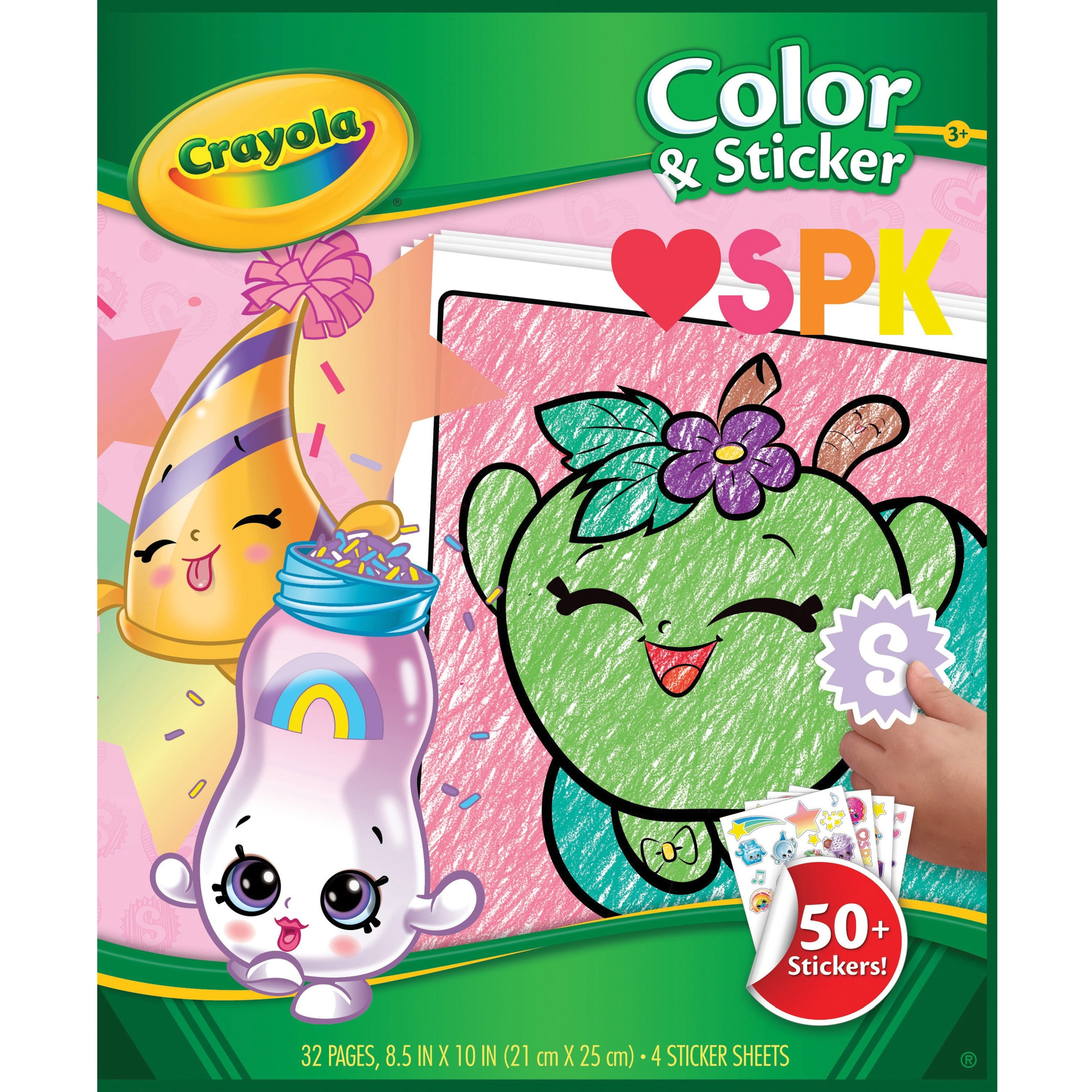 Brandclub - Crayola Shopkins Color/Sticker Book